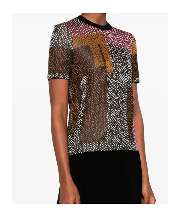 Fendi Geometric Print T-shirt