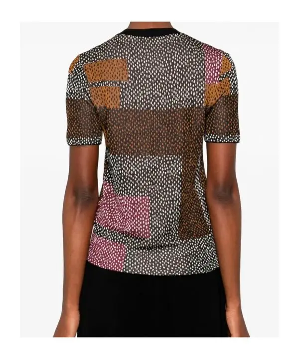 Fendi Geometric Print T-shirt