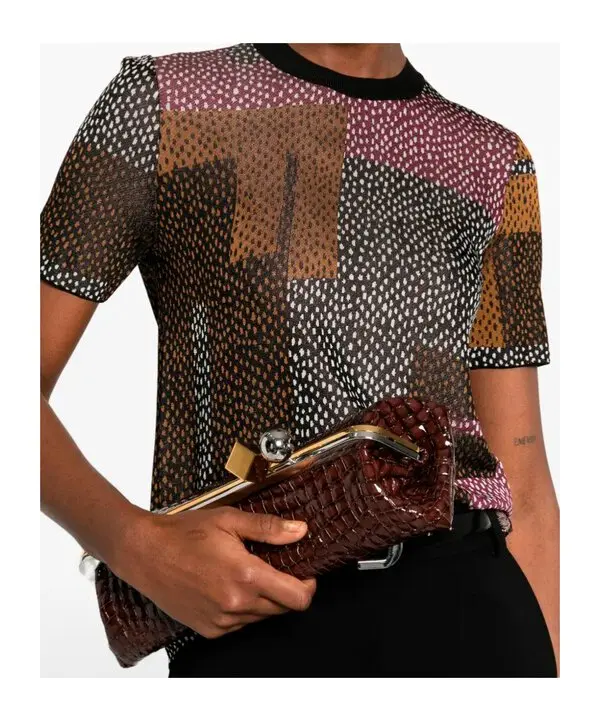 Fendi Geometric Print T-shirt