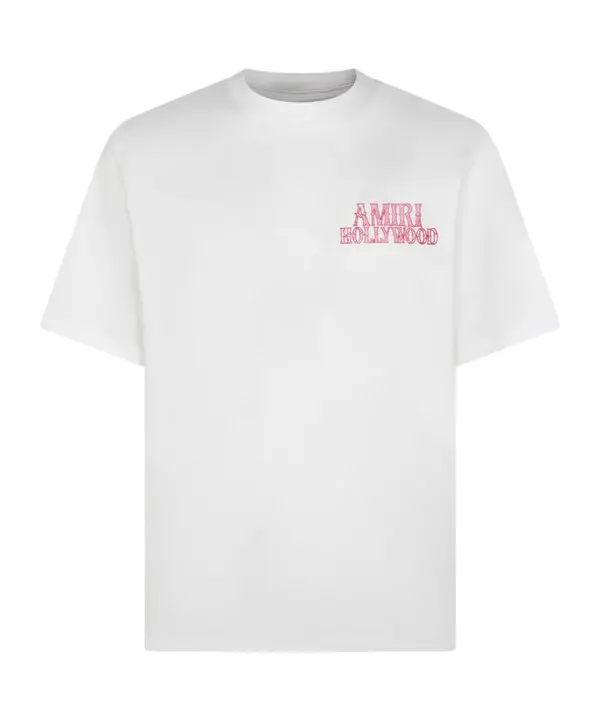 Amiri Logo Hollywood Printed Oversized T-shirt