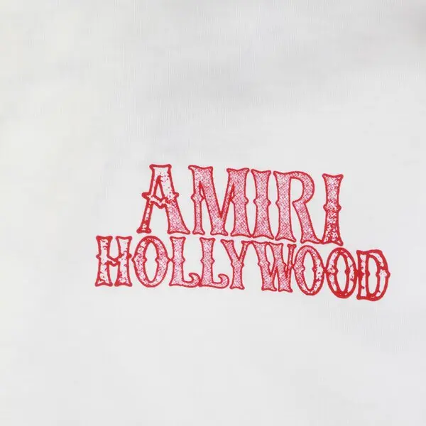 Amiri Logo Hollywood Printed Oversized T-shirt