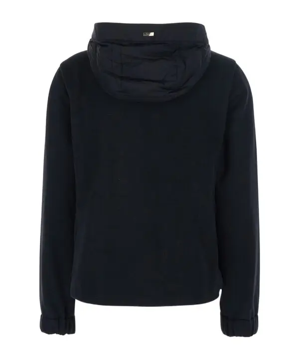 Herno Quilted Down Jacket With Drawstring Hood - Black