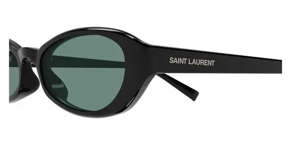 Saint Laurent Oval Frame Sunglasses - Black