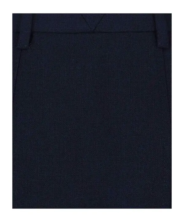 Prada Slit Detailed Midi Skirt - No