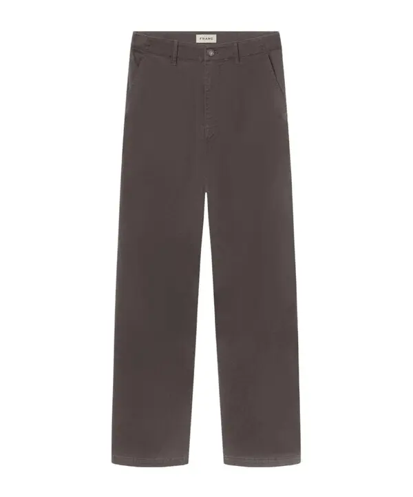 FRAME Belted Casual Pants - Black