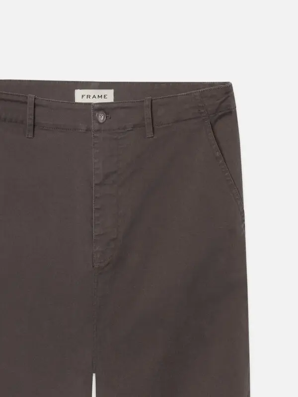 FRAME Belted Casual Pants - Black