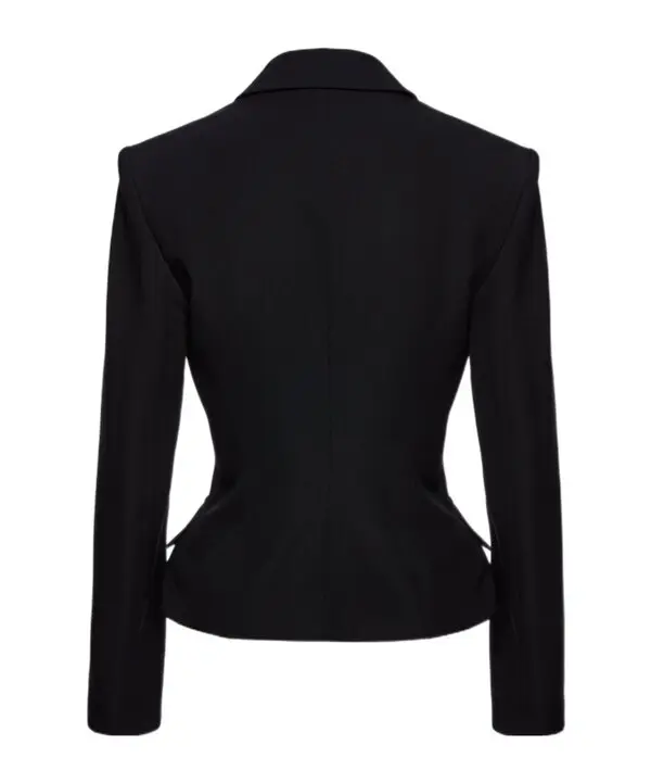 Magda Butrym Double-breasted Fitted Cropped Jacket