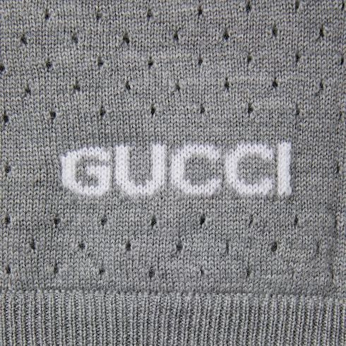 Gucci Embroidered Logo Cardigan