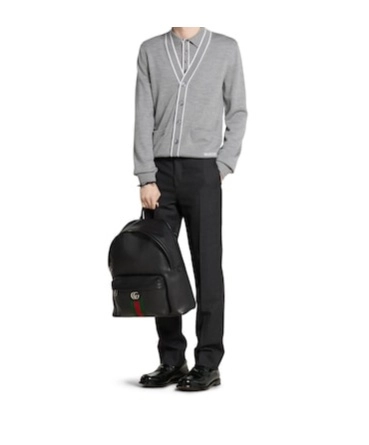 Gucci Embroidered Logo Cardigan