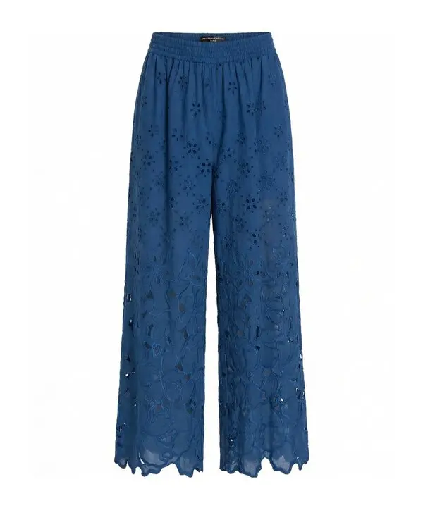Ermanno Scervino Wide Leg Cropped Pants