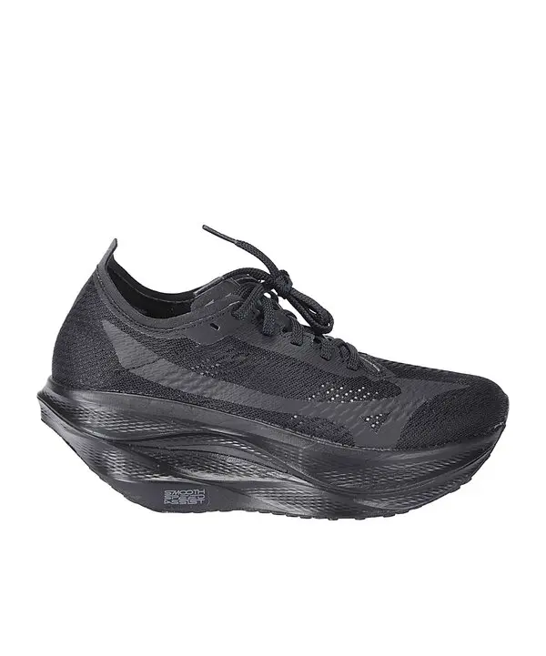 Comme Des Garçons Round Toe Sneakers - Black