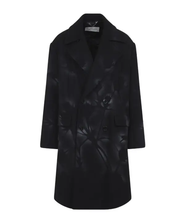 Dries Van Noten Double-breasted Tailored Coat - Black