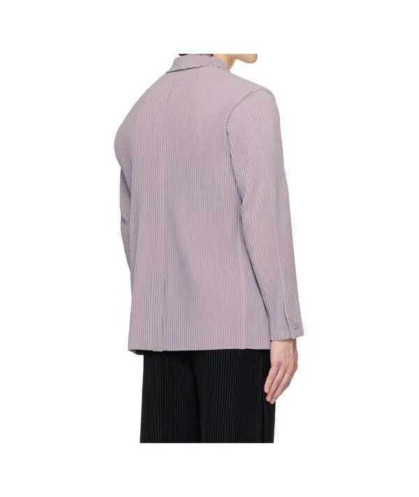 Issey Miyake Pleated Suit Jacket - Cloud Gray