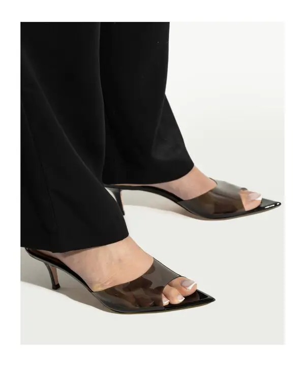 GIANVITO ROSSI 55mm Elle Mules - Black