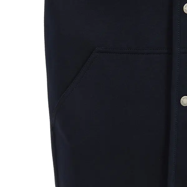 Moncler Catoctin Logo Patch Gilet - Midnight Blue