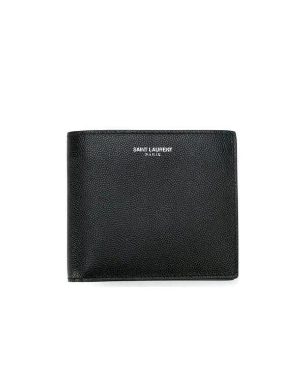 Saint Laurent East/west Bi-fold Wallet - Black