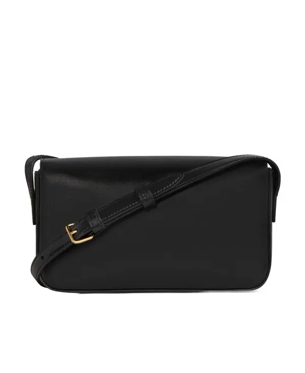 Celine Triomphe Shoulder Bag In Shiny Calfskin