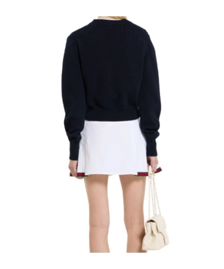 Gucci Interlocking G Embroidered Knitted Jumper