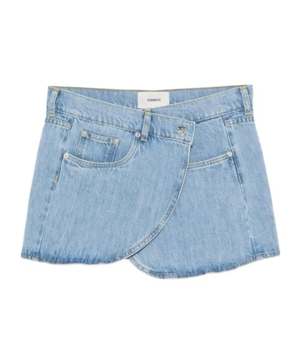 Coperni Mini Skirt With Belt Loops - Blue