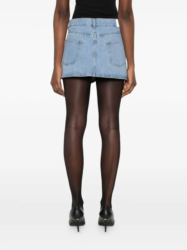 Coperni Mini Skirt With Belt Loops - Blue