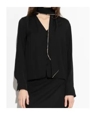 Paul Smith Decorative Tie Satin Shirt