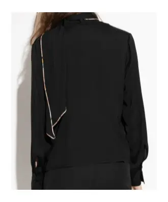 Paul Smith Decorative Tie Satin Shirt