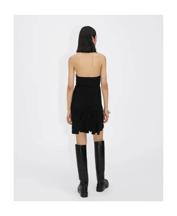 Bottega Veneta Ribbed Knit Tassel Embellished Top