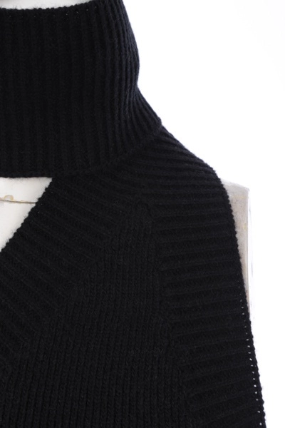 Bottega Veneta Ribbed Knit Tassel Embellished Top
