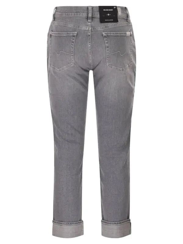 7 For All Mankind Relaxed Skinny Boyfriend Jeans