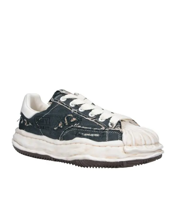 Mihara Yasuhiro Blakey Distressed Sneakers - White