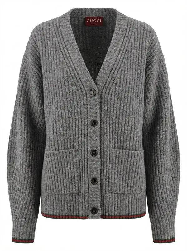 Gucci V-neck Oversized Cardigan