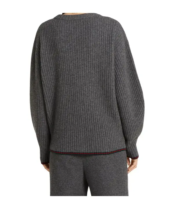 Gucci V-neck Oversized Cardigan