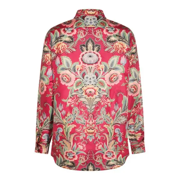 Etro Floral-printed Long-sleeved Coat