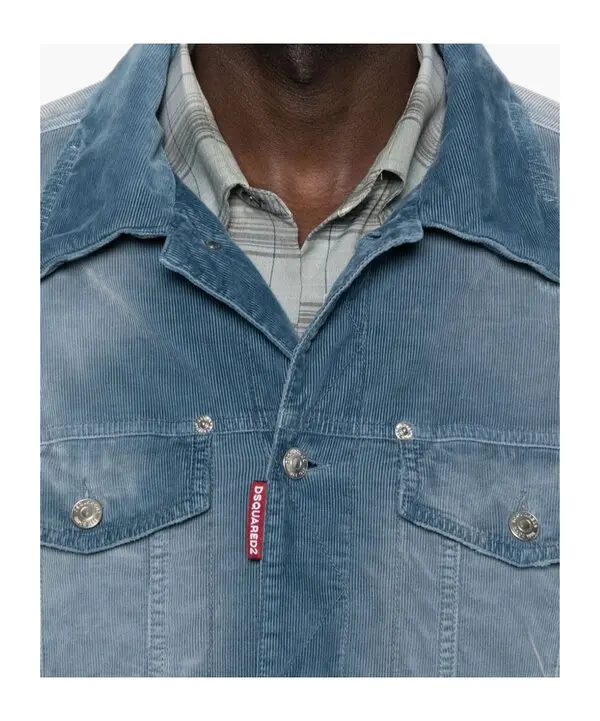 Dsquared2 Corduroy Button Jacket