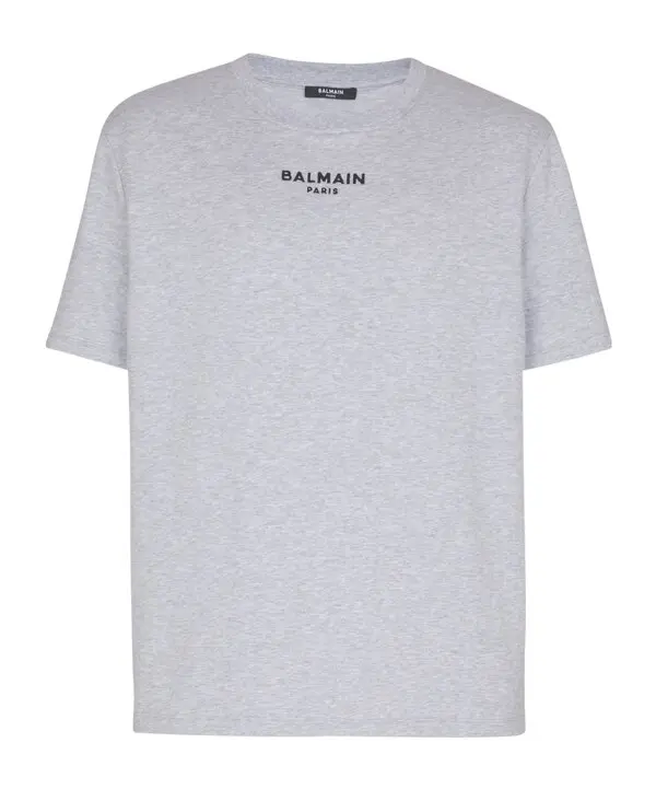 Balmain Embroidered T-shirt - Grey