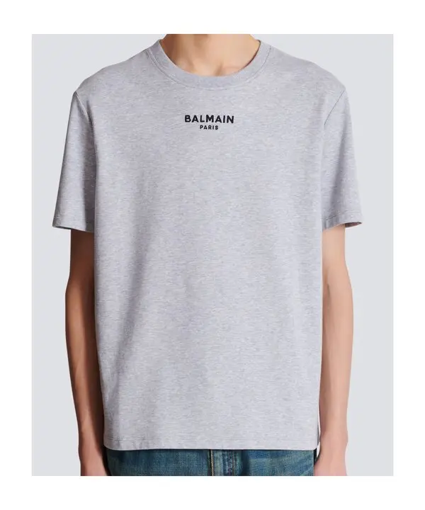 Balmain Embroidered T-shirt - Grey