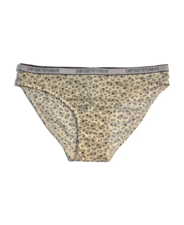 Emporio Armani Logo Briefs Pants - Nude