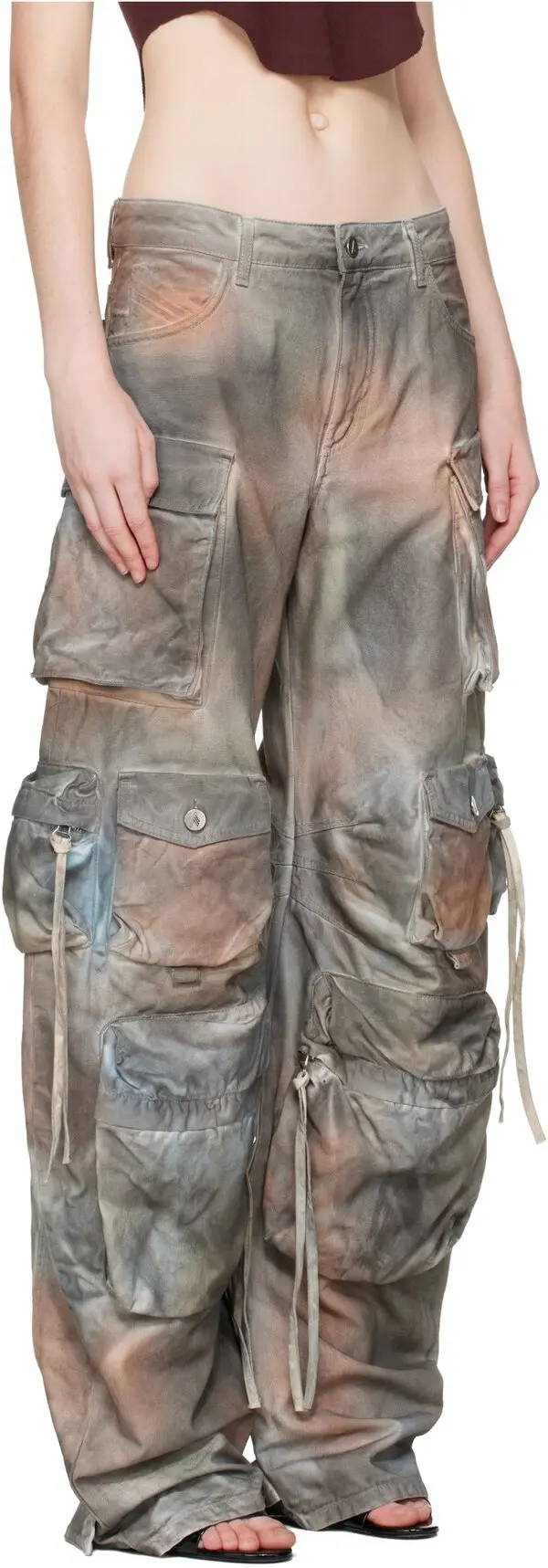 Attico Cargo Pocket Jeans