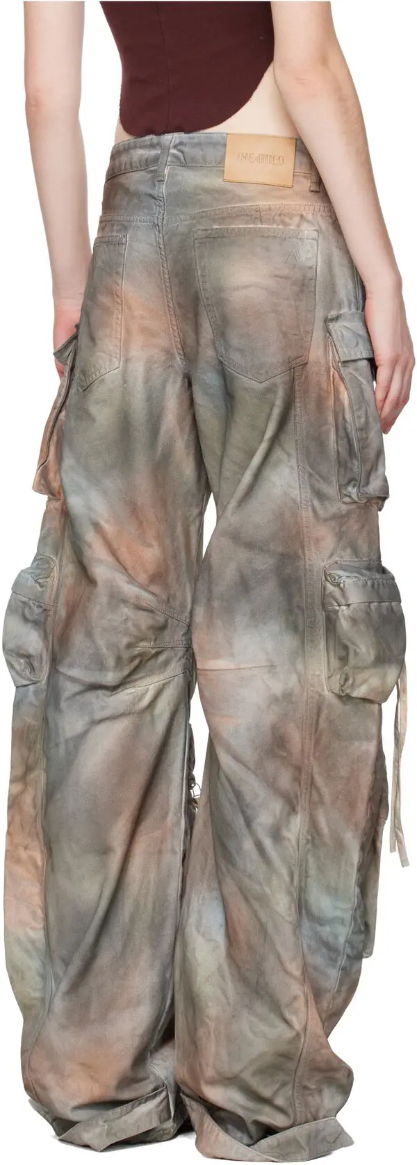 Attico Cargo Pocket Jeans