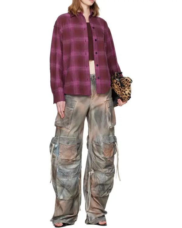 Attico Cargo Pocket Jeans