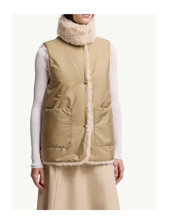 Moncler Voue 3-in-1 Short Down Jacket - Beige