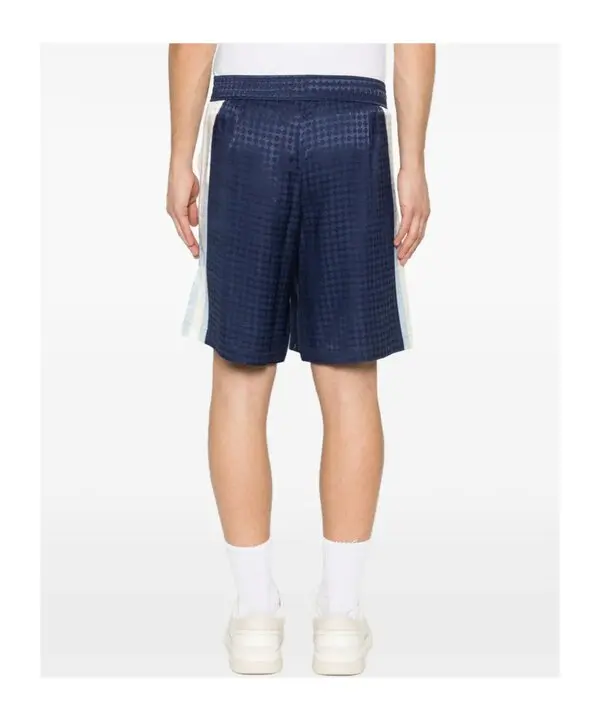 Amiri Ma Quad Panel Jacquard Shorts - Blue