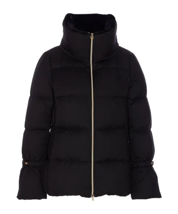 Herno Zipped Padded Down Jacket With Quilted Detailing - No