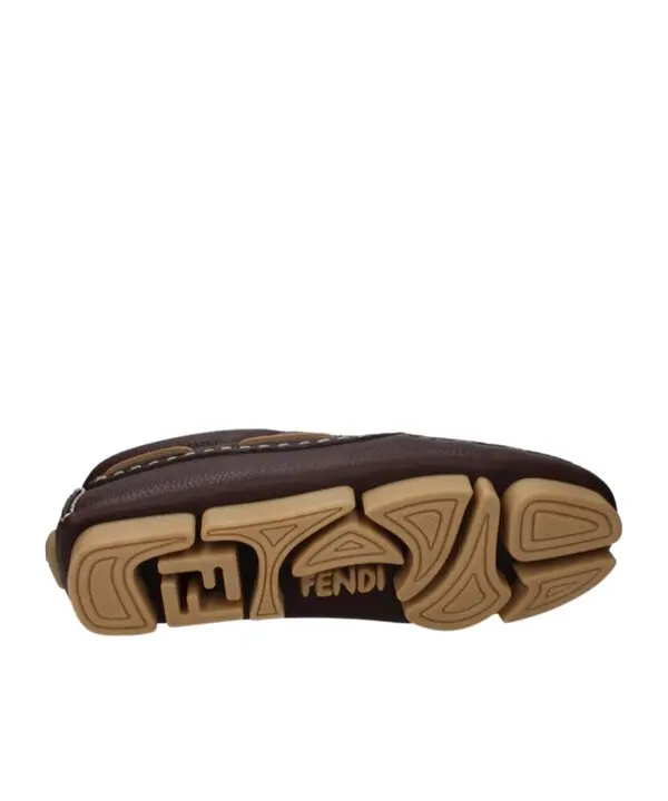 Fendi Deck Lace-up Loafers