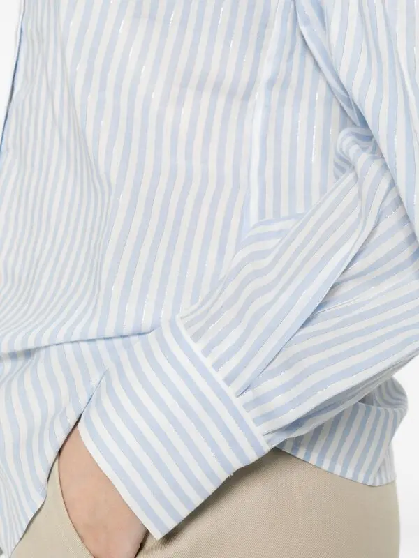 TWINSET Striped Pattern Shirt