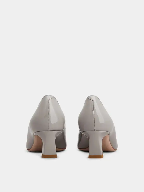 ROGER VIVIER Trompette Buckled Pumps - Gray