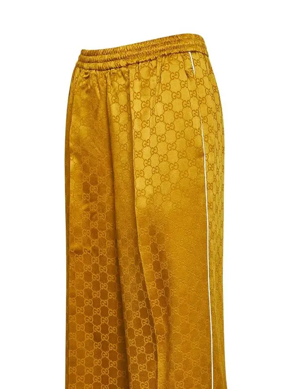 Gucci Monogrammed Straight-leg Pants