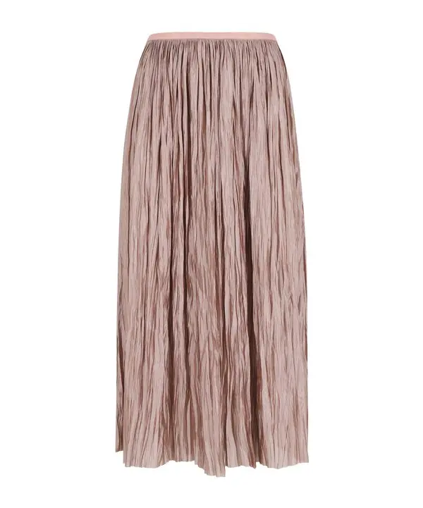 ROBERTO COLLINA Plissé Midi Skirt