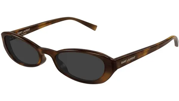 Saint Laurent Oval Frame Sunglasses - Black