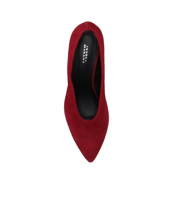 Isabel Marant Étoile 45mm Ebisa Pointed-toe Pumps - Red